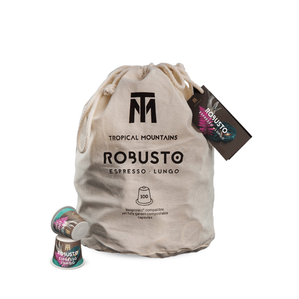 Robusto Espresso FairTrade Coffee Capsules | Tropical Mountains